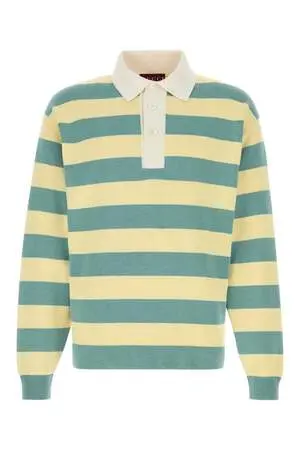 Gucci Embroidered Silk-blend Polo Shirt
