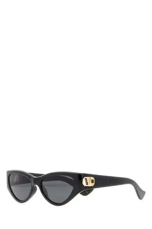 Valentino Garavani Acetate Cat Eye Sunglasses - Black