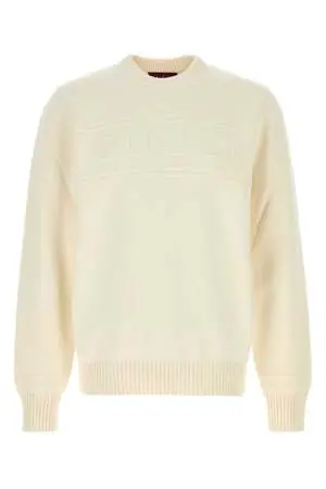 Gucci Cotton Blend Sweater - White
