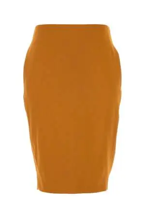 Saint Laurent Stretch Viscose-blend Midi Skirt