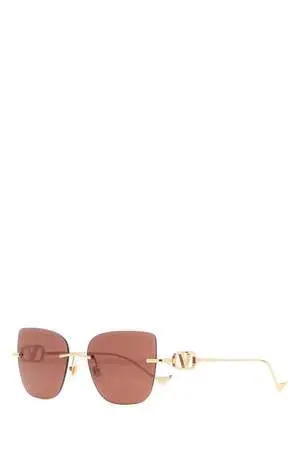 Valentino Garavani Metal Sunglasses - Gold
