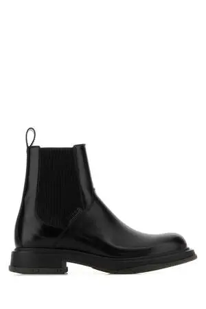 Gucci Leather Ankle Boots - Black
