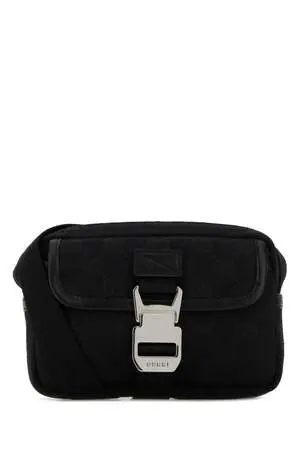 Gucci Canvas Mini Crossbody Handbag 18 Cm - Black