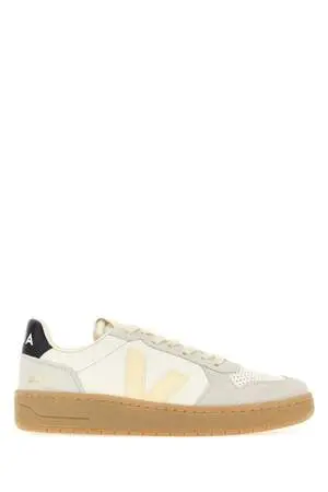 VEJA VEJA V-82 Leather And Suede Sneakers Multicoloured