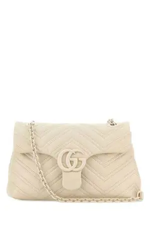 Gucci Mini Gg Marmont Nappa Leather Shoulder Bag
