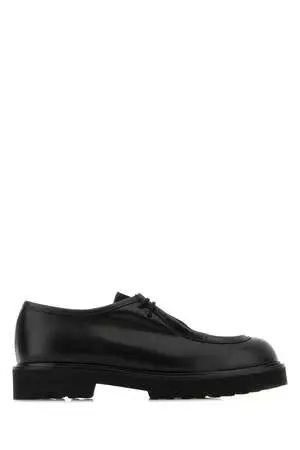 Max Mara Leather Track Lace-up Shoes