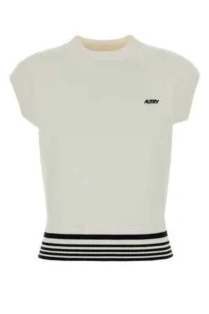 AUTRY Knit Vest - White