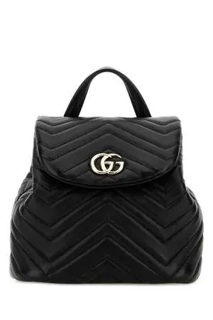 Gucci Leather Mini Gg Marmont Backpack 20 Cm
