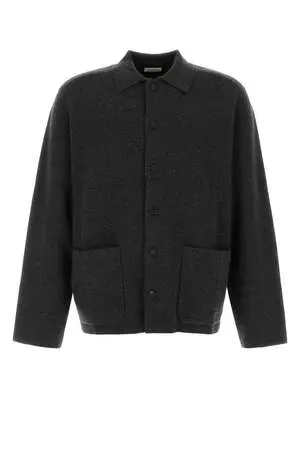 Le Kasha Organic Cashmere Cardigan For - Grey