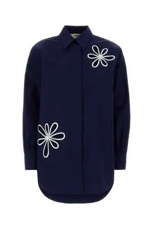 Fendi Poplin Shirt - Blue