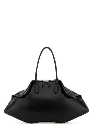 Alexander McQueen Maxi Manta Shoulder Handbag - Black