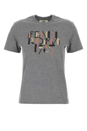 Fendi Cotton T-shirt - Grey