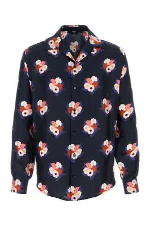 Fendi Printed Silk Shirt For - Floral