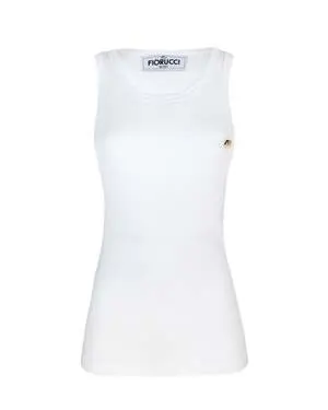 Fiorucci Ribbed Fitted Tank Top