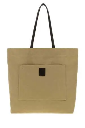 THE ROW Tori Shopping Handbag In Cotton Canvas, 40 Cm Width - Green
