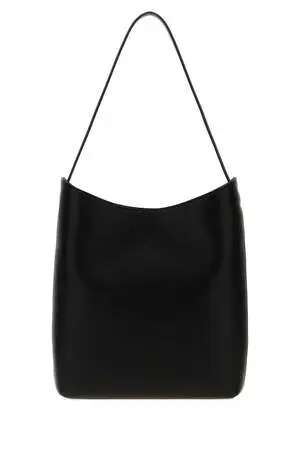 THE ROW Alma Leather Shoulder Handbag 24 Cm X 28 Cm X 7 Cm - Black
