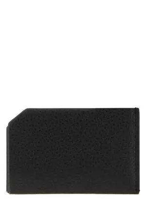THE ROW Credit Card Wallet - Black