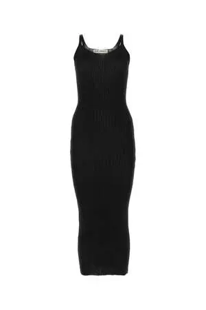 Our Legacy Ribbed Maxi Dress - Black