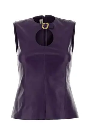 Miu Miu Lamb Leather Top