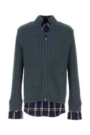 Balenciaga Cotton Cardigan - Green