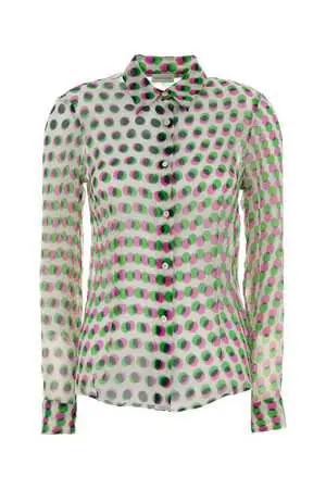 Dries Van Noten DRIES VAN NOTEN Printed Chiffon Shirt Printed