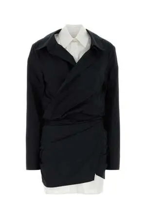 Attico Stretch Poplin Mini Dress