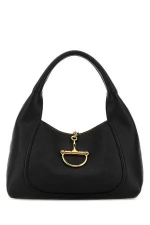 Gucci Leather Shoulder Handbag 29 X 18 X 18 Cm With 17 Cm Handle Height - Black