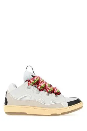 LANVIN Lanvin Women's Leather & Fabric Curb Sneaker Multicoloured