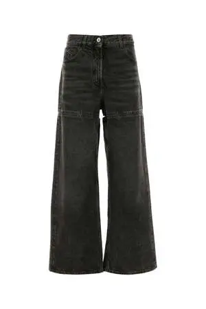 Attico Wide-leg Denim Jeans