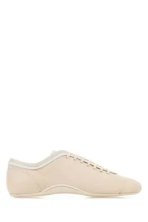 Dries Van Noten Leather Lace-up Sneakers - White