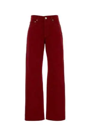 AMI Paris Denim Jeans In Cotton - Red