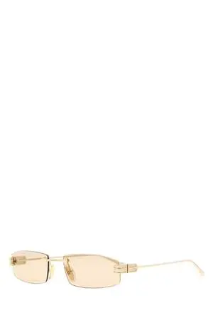 Balenciaga Gossip Metal Sunglasses - Gold