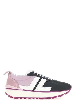 LANVIN LANVIN Multicolor Fabric And Mesh Sneakers Multicoloured