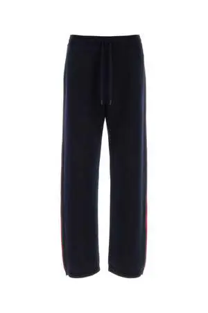 Gucci Stretch Wool Joggers - Blue