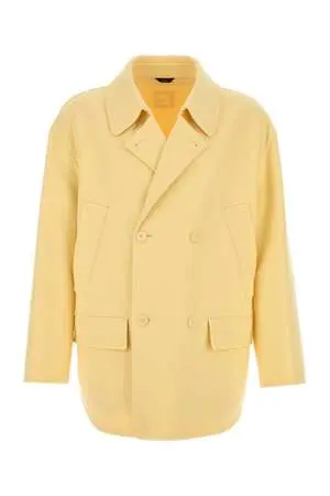 Fendi S Flannel Blazer - Yellow