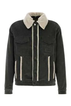 Fendi S Velvet Jacket - Grey