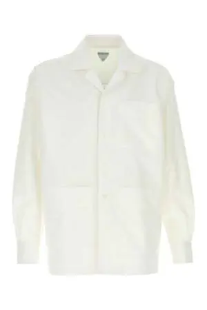 Bottega Veneta 100% Cotton Button-front Shirt - White