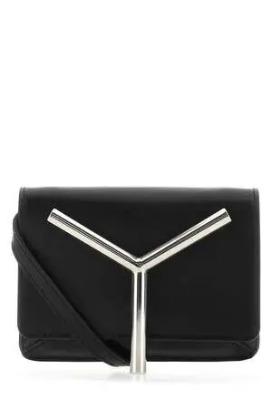 Y/project Mini Leather Crossbody Bag - Black