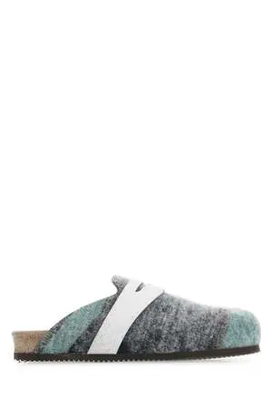 VITELLI Fabric Slippers With Rubber Sole - Multicoloured