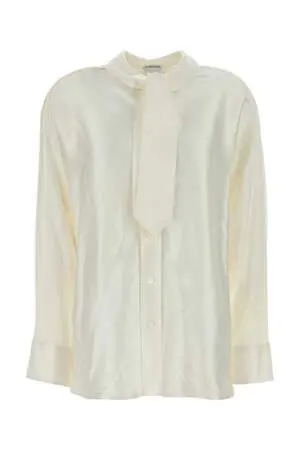 Bottega Veneta Silk Pussy Bow Shirt