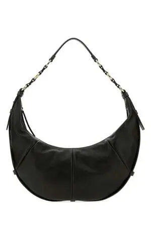 Saint Laurent Saharienne 50 Cm Leather Shopping Handbag - Black