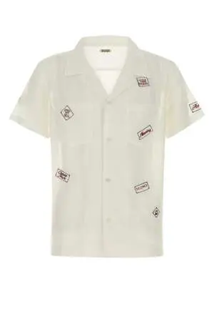BODE On Air Cotton-silk Blend Shirt - White