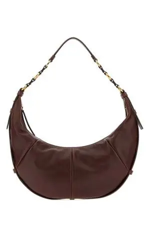 Saint Laurent Saharienne Shopping Handbag With Golden Hardware - Brown