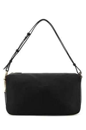 Gucci Half Horsebit Leather Shoulder Handbag - Black