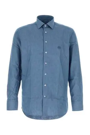 Etro S Cotton Chambray Shirt