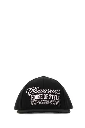 WILLY CHAVARRIA Canvas Baseball Cap - Black