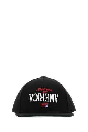 WILLY CHAVARRIA Canvas Baseball Cap - Black