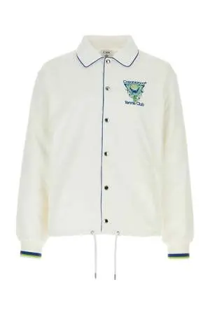 Casablanca Polyester Lined Jacket With Classic Collar