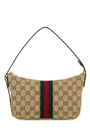 Gucci Gg Fabric Mini Lunetta Crossbody Handbag - Printed