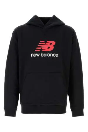 NEW BALANCE 100% Cotton Sweatshirt - Black